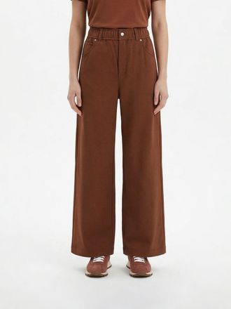 Brunello Cucinelli Pantalon BRUNELLO CUCINELLI Femme couleur Caf&eacute;