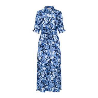Kaffe Hemdblusenkleid - - Dresses - Damen - Mehrfarbig - L