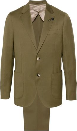 Lardini Einreihiger Anzug - - Suits - Herren - Gr&uuml;n - XL