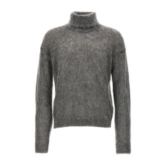 Saint Laurent Herren, Strickwaren, Grau, XLGr&ouml;&szlig;e