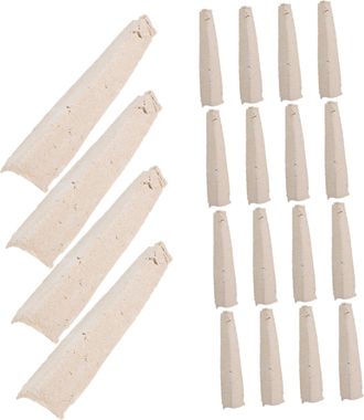 OSALADI Keramiktemperaturkegel Pyrometrischer Kegel (1230 °c) Feuerfest Für Elektro Und Gasbrennofen Ofenüberwachung Brennofen Temperaturmessgerät