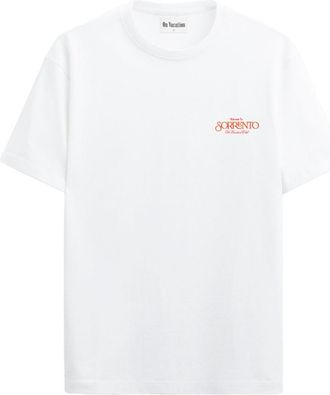 On Vacation T-Shirt aus Bio-Baumwolle mit beidseitigem Sorrento-Motiv in