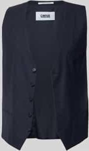 Cinque Weste mit V-Ausschnitt und Knopfleiste Modell Totti