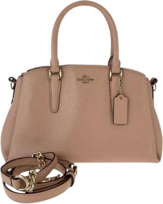 Coach Pre-owned Sac 2-en-1 en PVC - Femme - Pre-owned - Beige - Taille: ONE Size