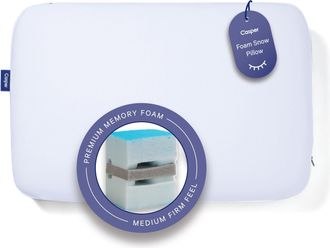 Casper Sleep Snow Schaumstoff-Kissen, King Size, (1 Stück), Weiß