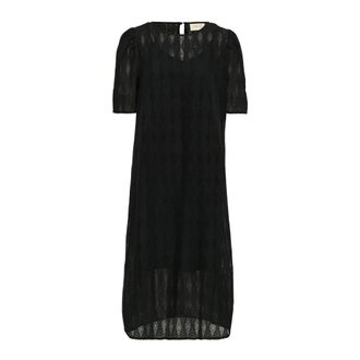 Cream Schwarzes Besticktes Kleid - - Dresses - Damen - Schwarzk - 3XL