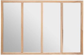 Atmosphera Atmosphera - Miroir d atelier Nae bois 116x76cm créateur dintérieur