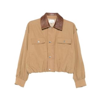 Frame Denim Damen, Jacken, Braun, SGr&ouml;&szlig;e