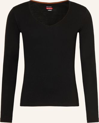 Icebreaker Funktionsw&auml;sche-Shirt Merino 260 Tech Aus Merinowolle schwarz