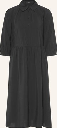 OPUS Hemdblusenkleid Wasinda Mit 3/4-Arm schwarz