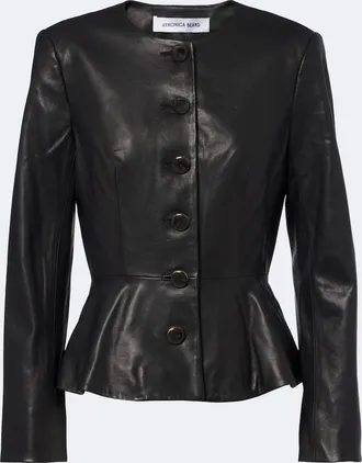 Veronica Beard Jacke Quinn aus Leder