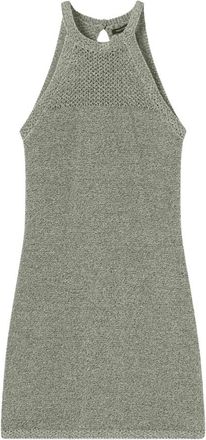A|X Armani Exchange Femme, Robes, Vert, Taille: 38 FR Abito Corto Metallizzato