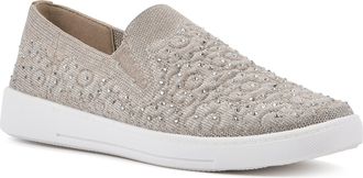 White Mountain Damen Einheit Sneaker, Gold/Fabric, 39.5 EU