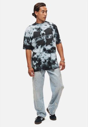 Recovered Clothing T-Shirt Wu-Tang Black Ink Effect (1-tlg) mit coolem Wu-Tang-Frontprint