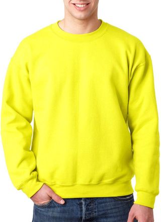 Gildan Herren Sweatshirt, Safety Green, XXL