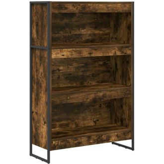 vidaXL B&uuml;cherregal Raucharbe 80 x 30 x 155 cm Holzwerkstoff vidaXL