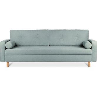 Konsimo Eriso Schlafsofa 3-Personen mit ausziehbare Liegfl&auml;che 196x150cm, Dunkelgr&uuml;n - Konsimo