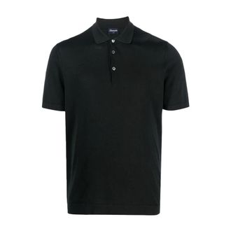 Drumohr Polo Shirts - - Tops - Herren - Schwarzk - L