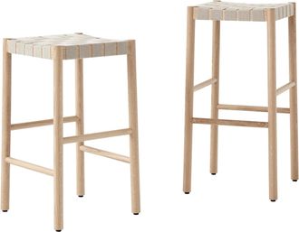 & Tradition Tabouret de bar Betty, pi&egrave;tement en bois - Thau & Kallio & Tradition