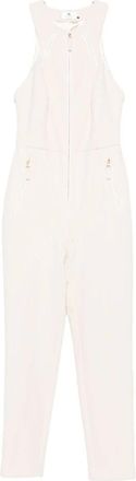 Elisabetta Franchi Femme, Combinaisons et Ensembles, Blanc, Taille: 38 FR Robes Blanches pour Femmes