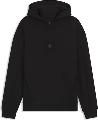 HUGO BOSS Herren Debostaco Hoodie aus Interlock-Baumwoll-Mix mit Stack-Logos Schwarz001 XXL