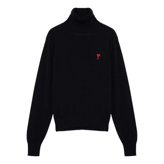 Ami Pullover mit s&uuml;&szlig;em Stil - - Knitwear - Damen - Blau - XS