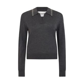 Iceberg Polo-Pullover - - Knitwear - Damen - Grau - M