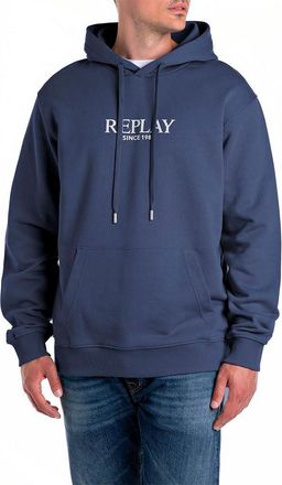 Replay Herren M3077 Kapuzenpullover, 282 MEDIUM Blue, XXXL