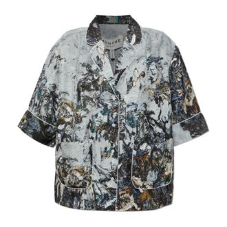 Munthe Vushi Seidenhemd - - Blouses & Shirts - Damen - Grau - M