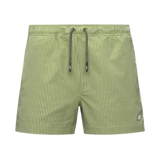K-Way Homme, Shorts, Vert, Taille: XL Hazel Striped Short