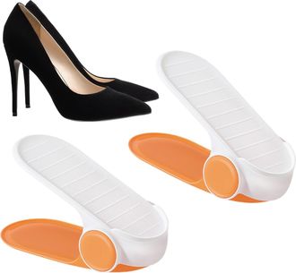 Generic Stapelbarer Schuh-Organizer, rutschfest, faltbar und platzsparend, platzsparend, f&uuml;r Schuhe, Schuhe, Fersen, unter dem Bett, Schrank