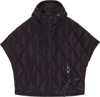 ottod'Ame Cape Matelass&eacute; - Femme - Vestes - Noir - Taille: 34 FR