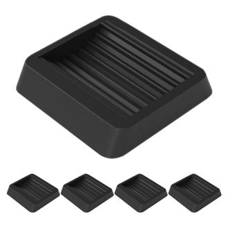 Soimiss 5 St&uuml;ck Antirutsch Radpads TPU f&uuml;r M&ouml;belrollen Stuhlradstopper Schwarz Radanschlag zur Fixierung von St&uuml;hlen K&uuml;hlschr&auml;nken und M&ouml;beln im B&uuml;ro und Zuha