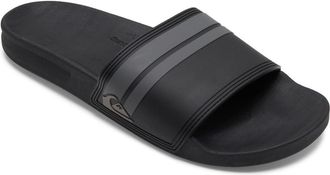 Quiksilver Rivi Slide - Slider Sandals for Men, Peeptoe Sandalen, Schwarz (black/black/grey XKKS), 44 EU (10 UK)