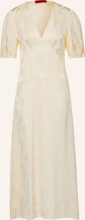 Max & Co. Max & Co. Jacquard-Kleid Film weiss