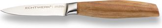 Echtwerk Echtwerk Schälmesser Classic-Edition aus hochwertigem Stahl, Obst & Gemüsemesser, Küchenmesser, Spezialstahl, Griff aus Akazienholz, Edelstahl, Klinge