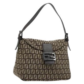 Fendi Pre-owned Vintage Zucchino Schultertasche - - Pre-owned - Damen - Braun - ONE SIZE
