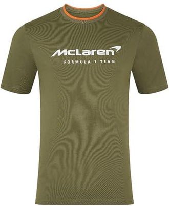 Castore McLaren F1 Core Essentials T-Shirt avec Logo pour Homme (FR/ES, Alpha/Lettres, M, Taille Normale, Taille Normale, Vert)
