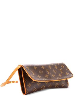 Louis Vuitton GM Twin Handtasche Monogram Canvas-Umh&auml;ngetasche - Braun