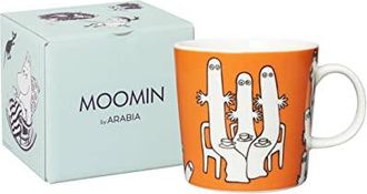Moomin Arabia Tasse mit Mumin-Design, Sammeltasse, 0,3 l, Keramik, Moomin by Arabia, Die Hatifnatten, Mehrfarbig, 1065615