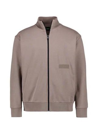 HUGO BOSS Herren Cardigan braun unifarben