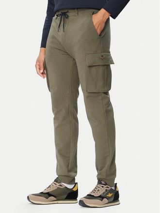 Aeronautica Aeronautica Militare Jogginghose 262PF1020UF00662 Khakifarben Regular Fit