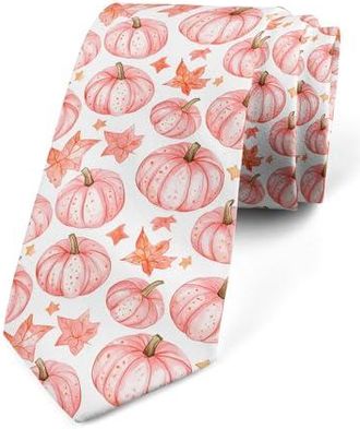 Generic Cravate Roses Orange Fine Tie Confortable Cravate DAffaires Pour Mariage &Eacute;v&eacute;nements Remise De Dipl&ocirc;me