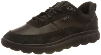 Geox Herren U Spherica Sneakers, Schwarz, 39 EU Schmal