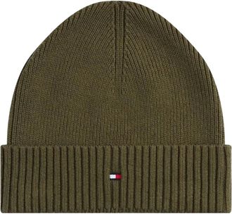 Tommy Hilfiger Homme, Accessoires, Vert, Taille: ONE Size Am0Am12796 Beanie