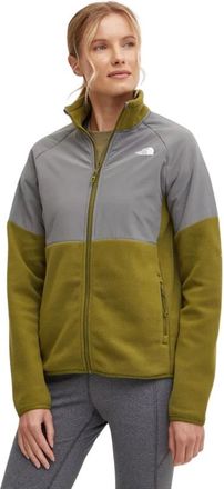 The North Face Polaire Glacier &Eacute;paisse Zip Int&eacute;gral - Femme - Sport - Vert - Taille: 34 FR