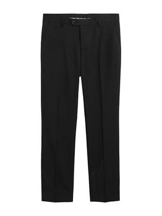 Next Homme Pantalon de Costume - Ajust&eacute; Noir W: 42 / L: 31