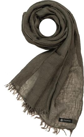 Dante Herren Schal grün Aus Leinen
