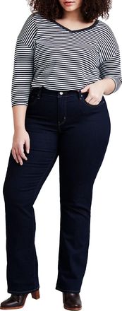 Levi's Damen Plus Size 315 Shaping Bootcut Jeans, Darkest Sky, 16 L