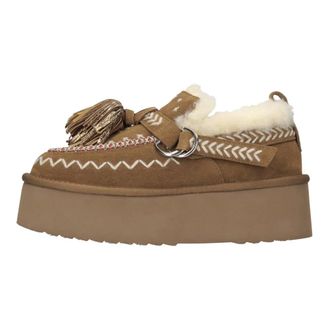 Elena Iachi Femme, Chaussures, Brun, Taille: 38 EU Mi-02 Mocassins